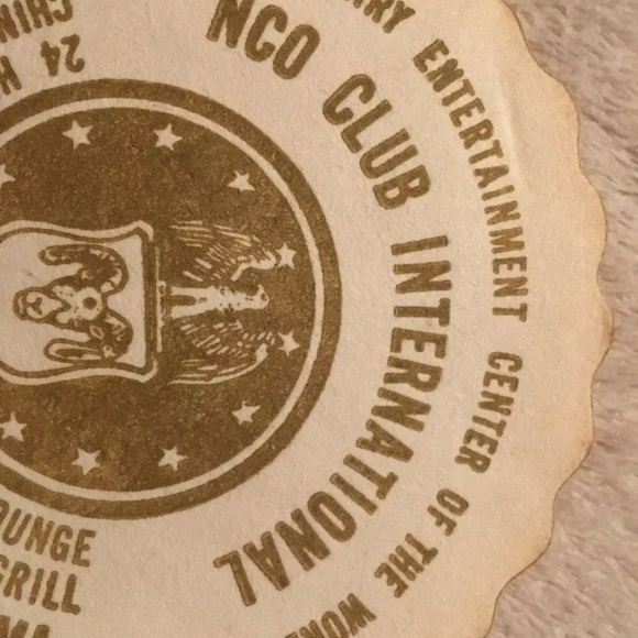 Vintage | Dining | Nco Club Ramstein Germany Vintage Airmans Coasters ...